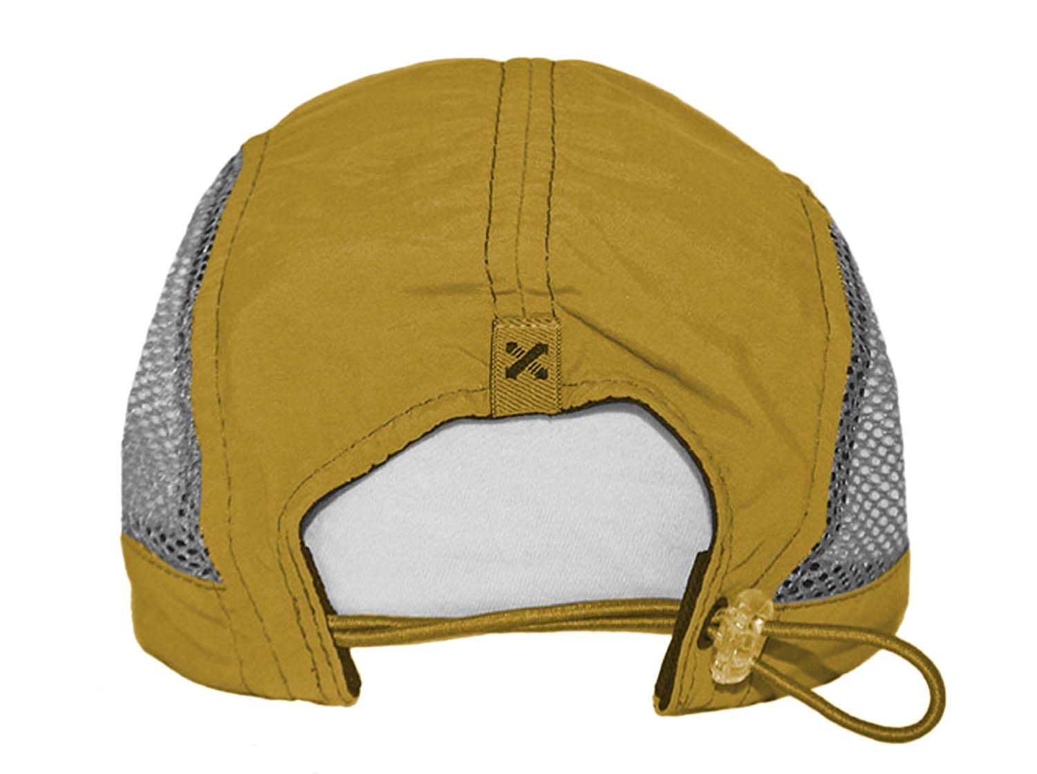 Gorra DKY 5 Paneles Curva Malla – Mostaza – SABOTAGE