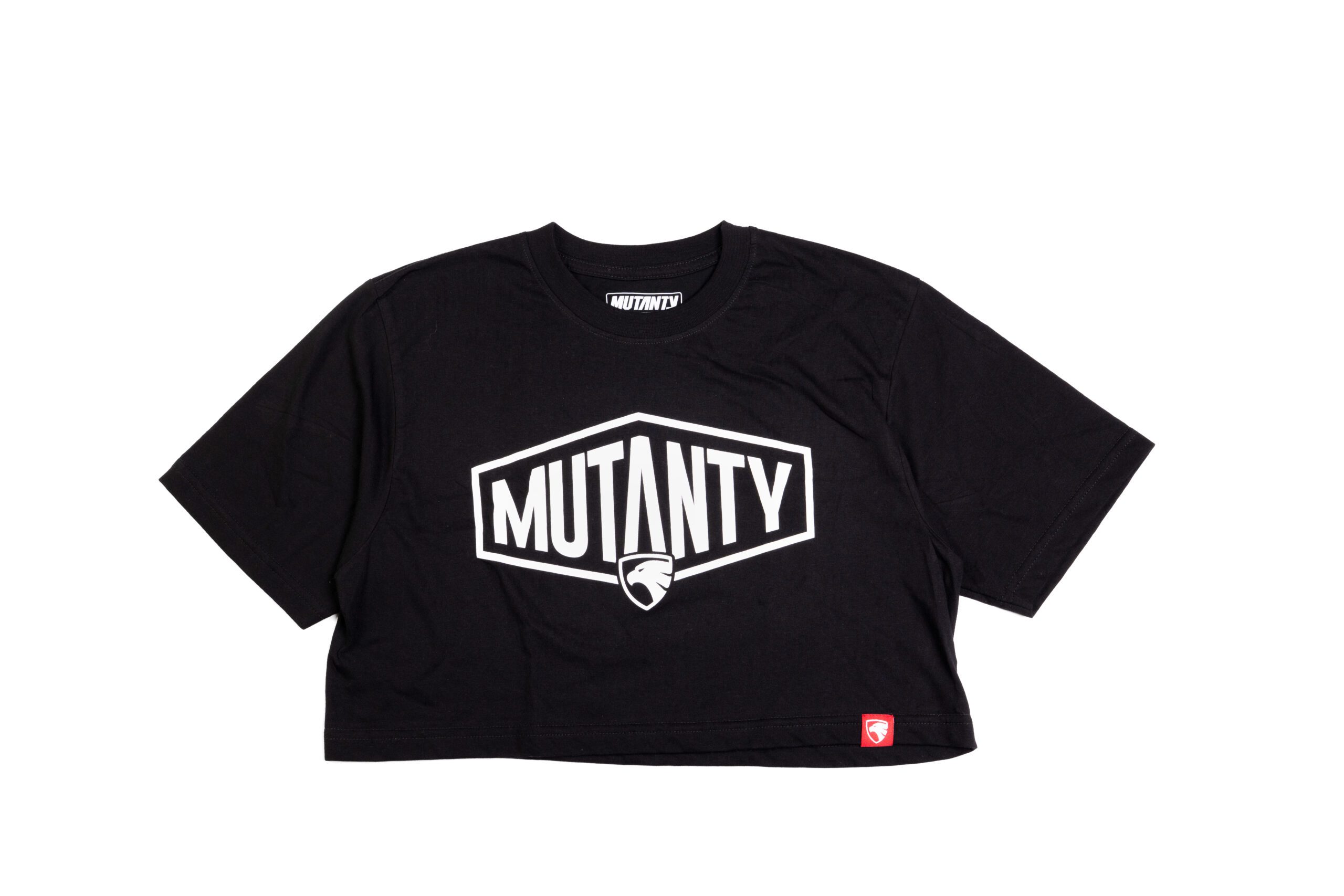 Crop Top Mujer Mutanty Simbol – Negro – SABOTAGE